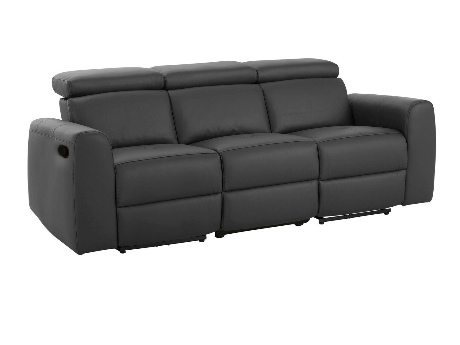 Sofá reclinable Denton 1314 (Gris) - Muebles de salón | Muebles.es