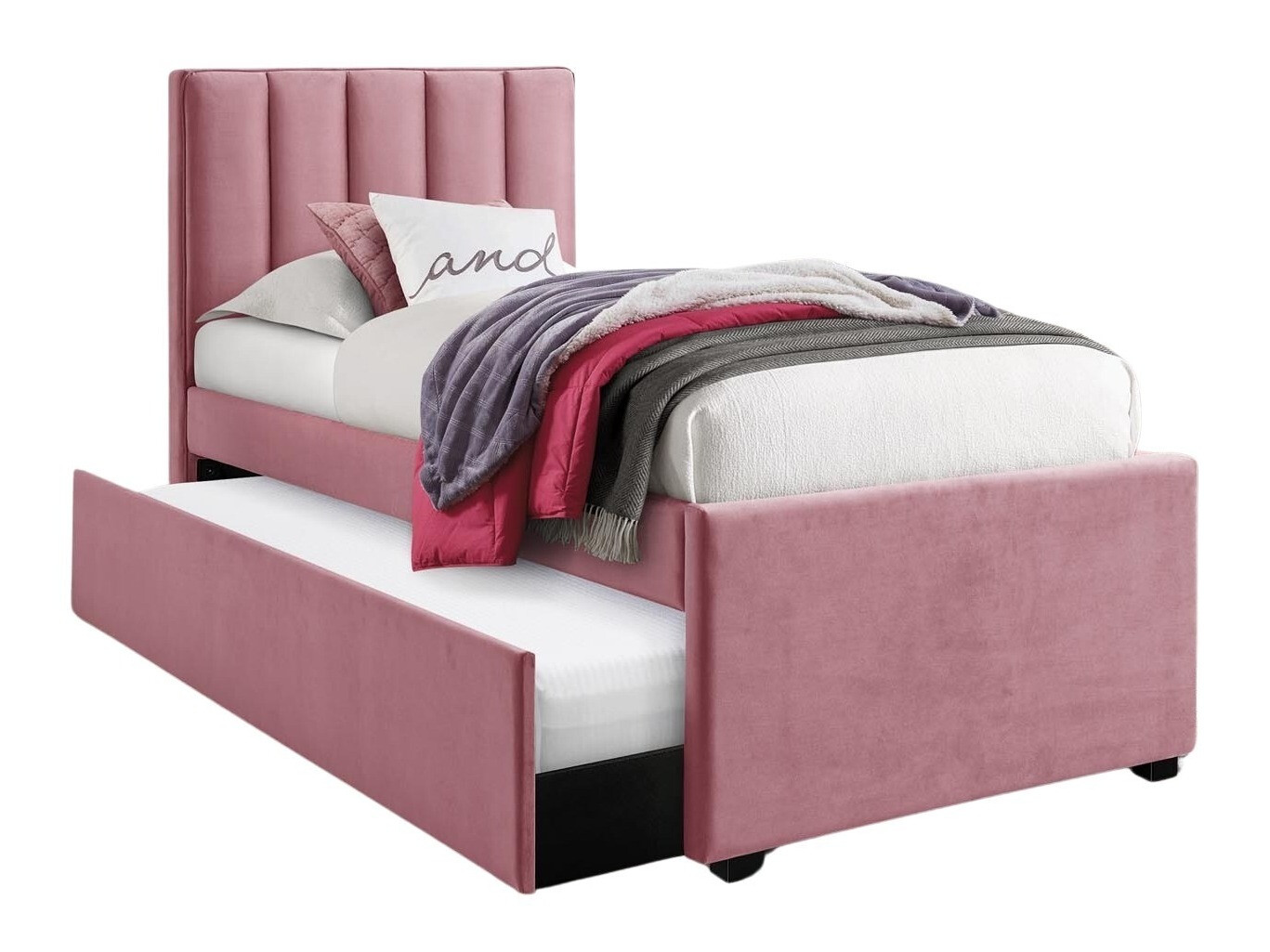 Camas rosas para habitaciones infantiles